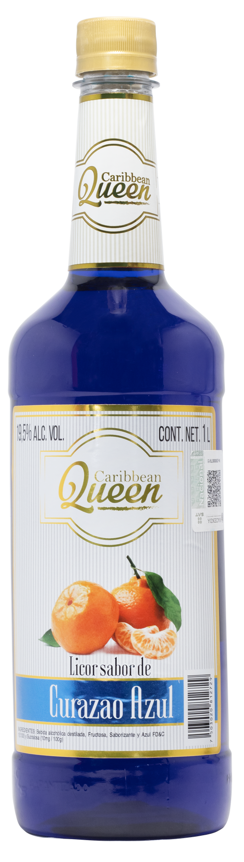 LICOR SABOR DE CURAZAO AZUL 19.5% ALC VOL – Caribe Queen